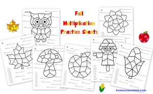 Multiplication - Division Worksheet BUNDLE - Homeschool Den