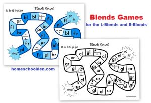 R-Blend Worksheets and Games - Homeschool Den