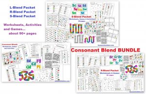 S-Blend Worksheets and Activities - Homeschool Den