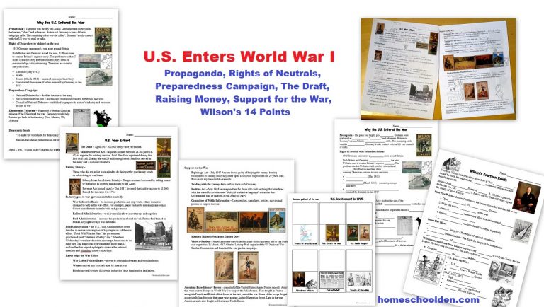 World War I Unit - Homeschool Den