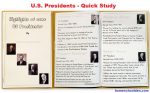 U.S. Presidents - Quick Study Packet - Homeschool Den