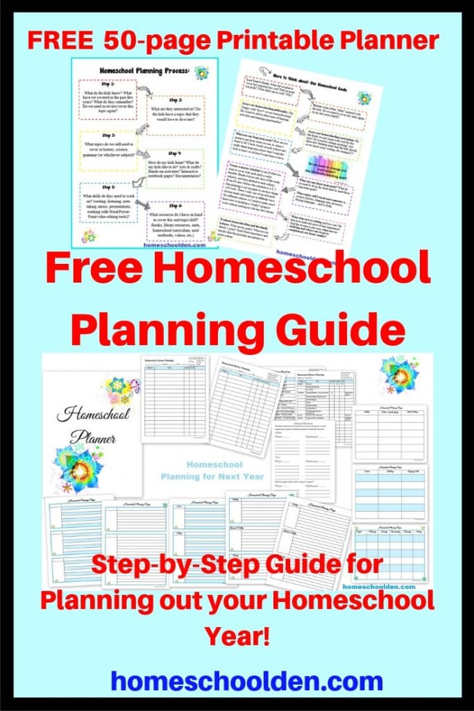 Free Homeschool Planning Guide - Homeschool Den