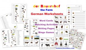 German Worksheets - die Familie The Family - Homeschool Den