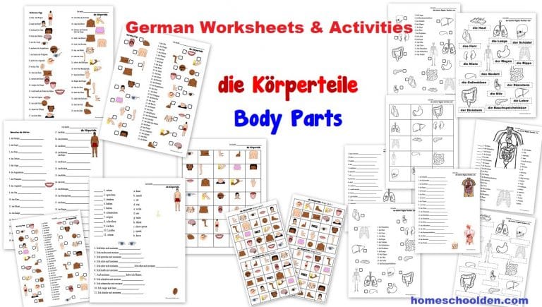 German Worksheets - Berufe - Occupations - Homeschool Den