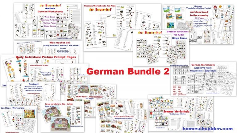 German Conversation Practice Set: Weather, Days of the Week, Months ...