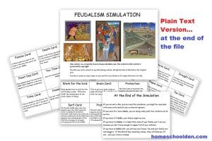 Middle Ages - Feudalism Packet - Homeschool Den