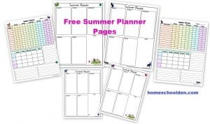 Free Summer Planning Packet! - Homeschool Den
