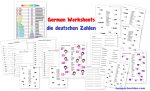 German Conversation Cards and Worksheets: Clothing - die Kleidung ...