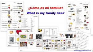 Spanish Worksheets for Kids - Mi familia - My family - Homeschool Den