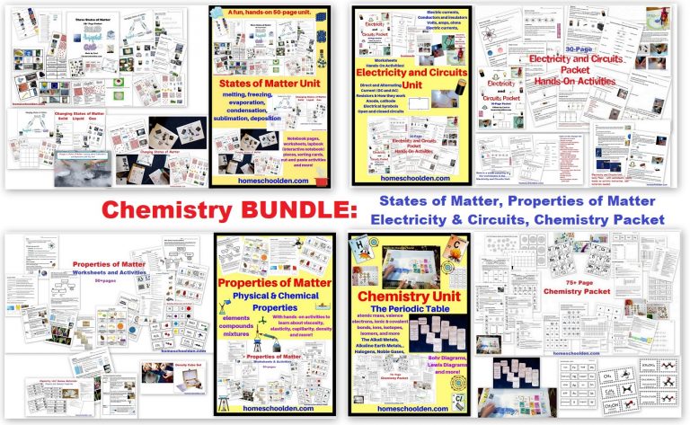 Physical Properties of Matter - Chemical Properties of Matter 100 Page ...