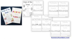 Calendar Packet - Days of the Week, Months, Seasons Worksheets ...