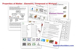 Properties of Matter Worksheets and Activities - Homeschool Den