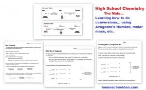 High School Chemistry Notebook Pages - Homeschool Den