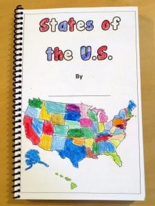 USA States and Capitals Packet - Homeschool Den
