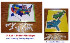 USA States and Capitals Packet - Homeschool Den