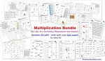 Multiplication - Division Worksheet BUNDLE - Homeschool Den