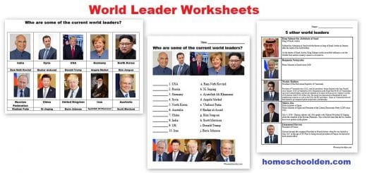 Types of Governments Worksheets - World Leaders (Currently Free ...