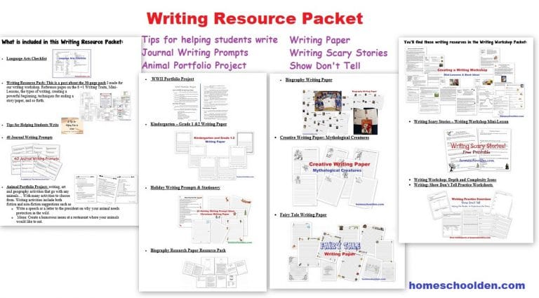 Writing Resource BUNDLE - Homeschool Den