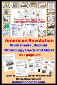 American Revolution Unit - Homeschool Den