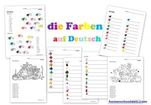 German Worksheets - die Familie The Family - Homeschool Den