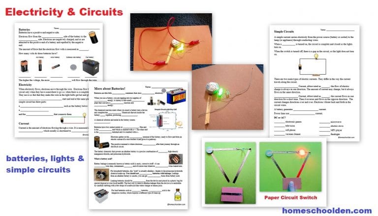 Electricity and Circuits Unit - Homeschool Den