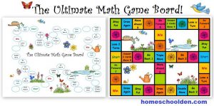 Free Math Game Boards! - Homeschool Den