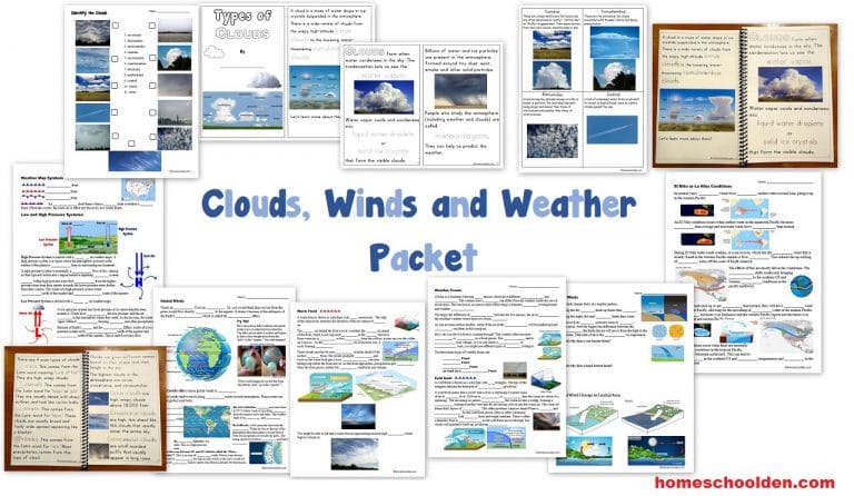 Clouds, Wind & Weather Packet - Homeschool Den