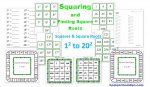 Square and Square Roots Worksheets, Games and Activities - Homeschool Den