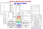 Free German Worksheets for Kids - Homeschool Den