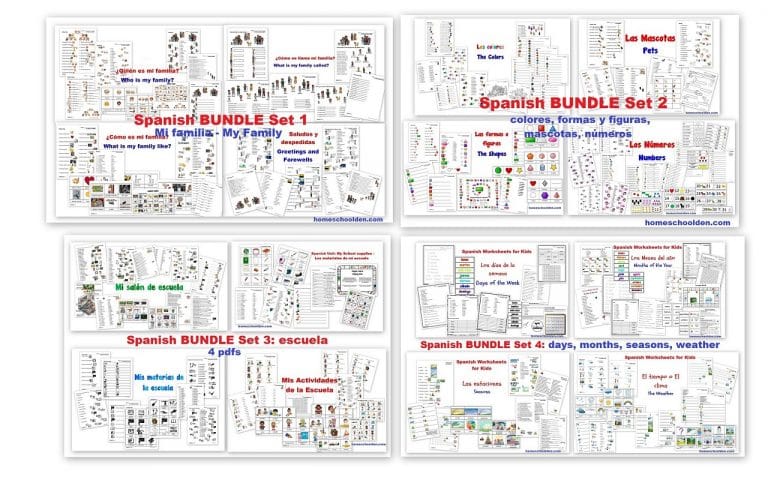 Los Números – Free Spanish Numbers Worksheets - Homeschool Den