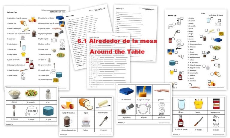 Spanish Worksheets for Kids - Mi familia - My family - Homeschool Den