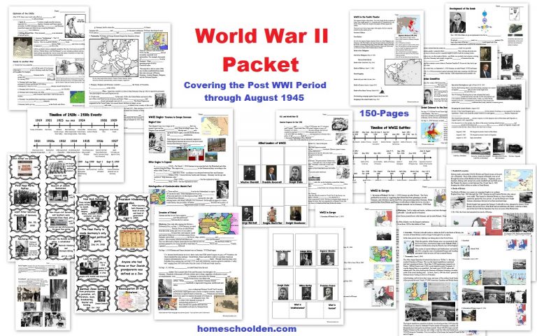World War II Unit - Homeschool Den