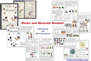Free Rocks and Minerals Packet (25 pages) - Homeschool Den