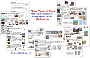 The Three Types of Rocks- Our Activities and a Free Worksheet Packet ...