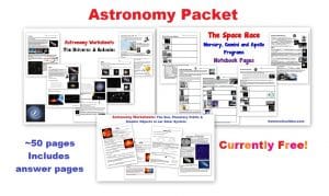 Astronomy Packet (Currently Free) - Homeschool Den