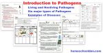 Pathogens Packet - Bacteria Viruses Protozoa Fungi Parasites and Prions ...