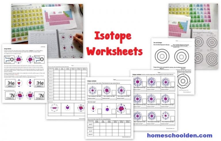 Ions and Isotopes Chemistry Unit - Homeschool Den