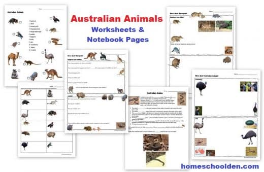 Australia Packet - Homeschool Den