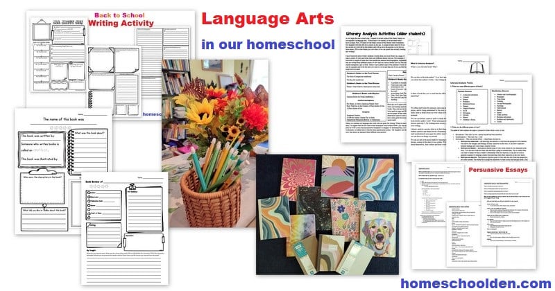 Homeschool Language Arts - Homeschool Den
