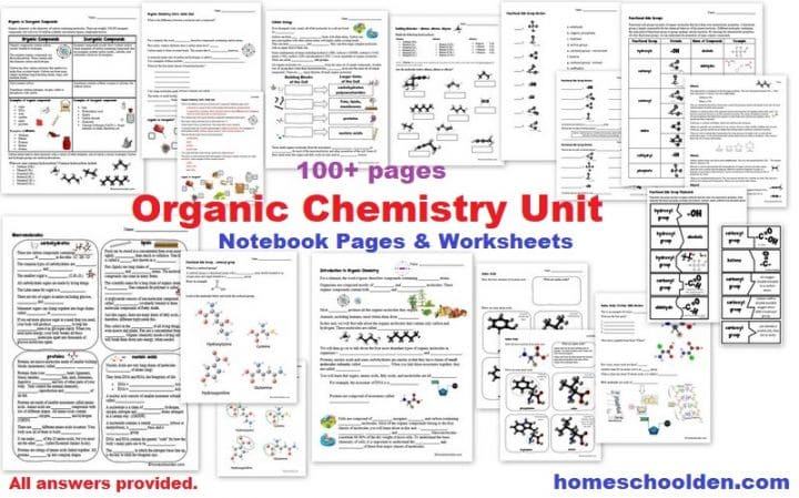 Organic Chemistry Unit - Homeschool Den