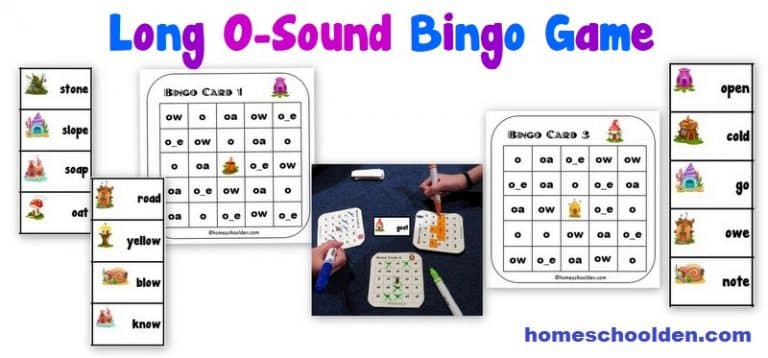 Long O Sound Word Sort and Games - Homeschool Den