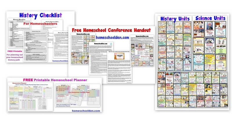 FREE Homeschool Conference Handouts - Homeschool Den