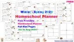FREE Homeschool Planner Winter-Spring 2024 - Homeschool Den